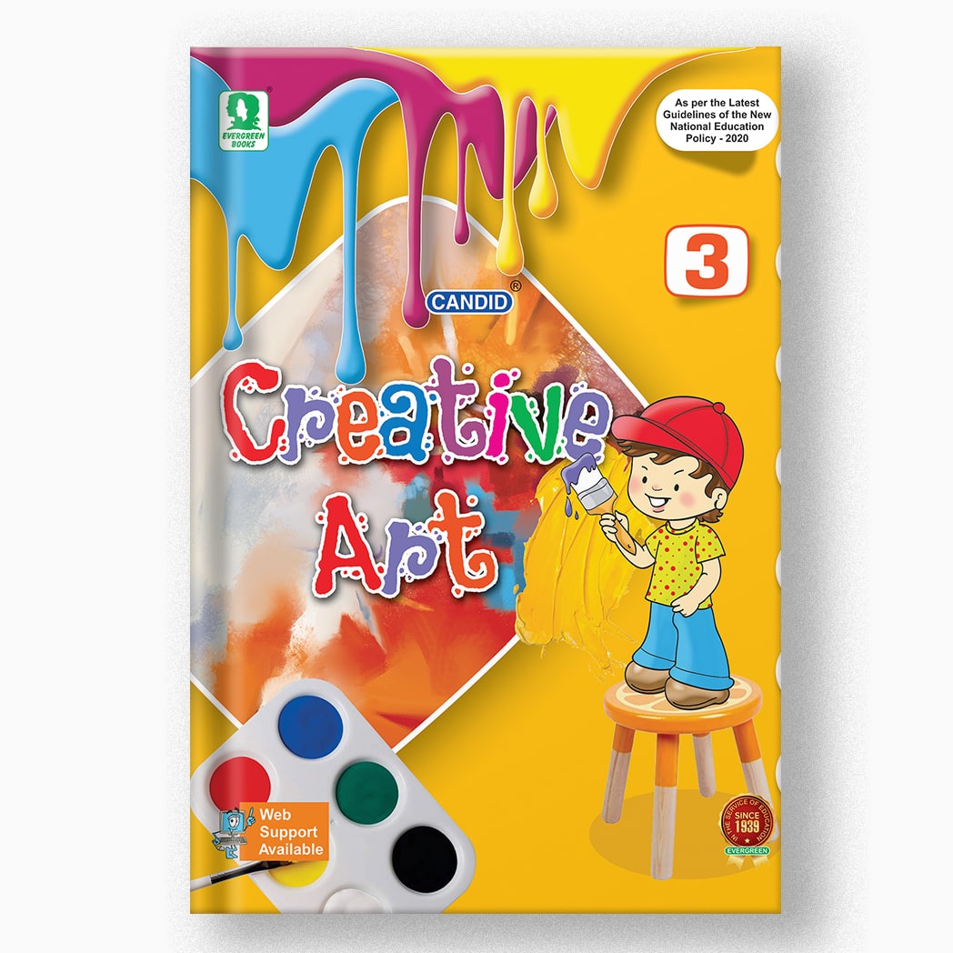 Buy Class 3 Candid Creative Art | Fun & Engaging Art & Craft Book