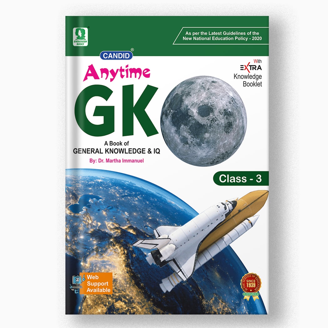 Buy Class 3 Candid Anytime General Knowledge | GK Book by Evergreen