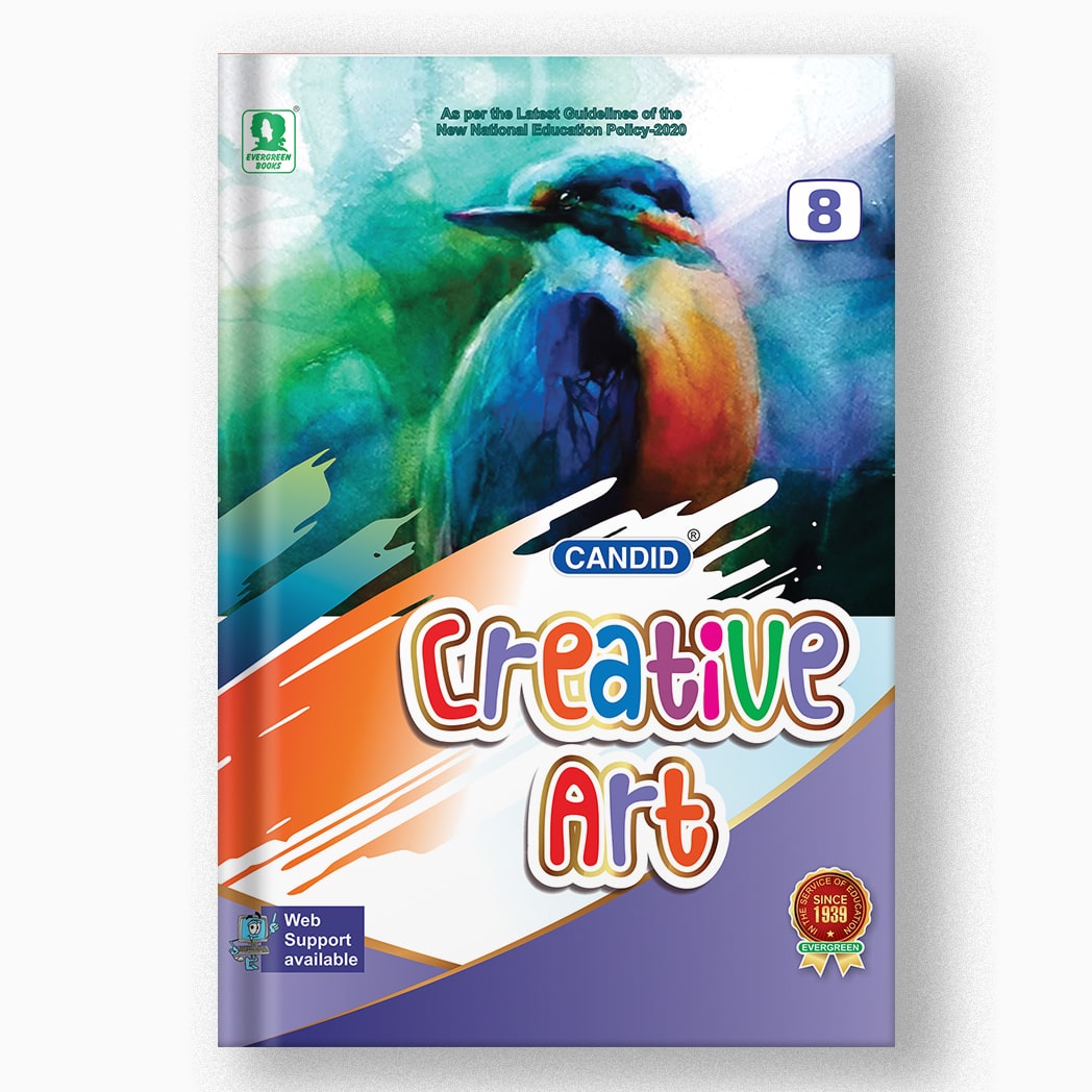Buy Class 8 Candid Creative Art | Fun & Engaging Art & Craft Book