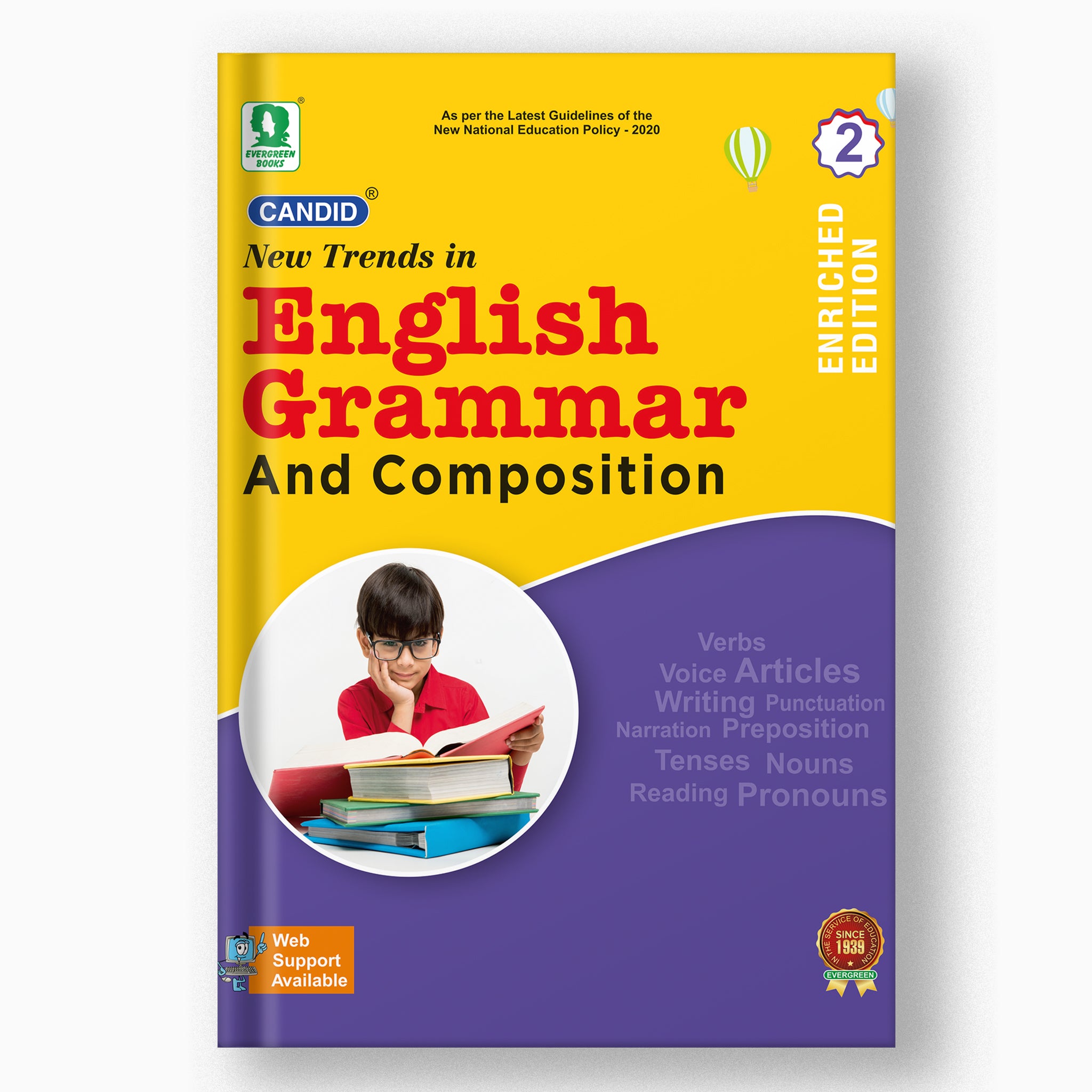 Buy Class 2 English Grammar and Composition Book | Evergreen