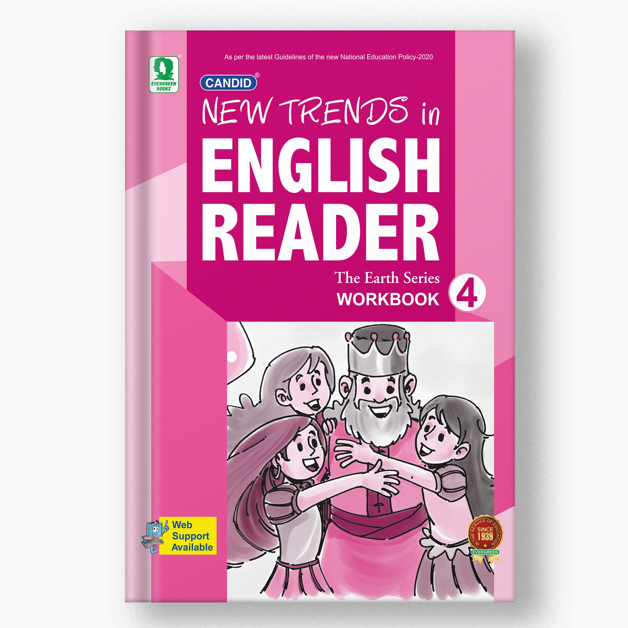 Buy ICSE Class 4 New Trends in English Reader Workbook | Evergreen