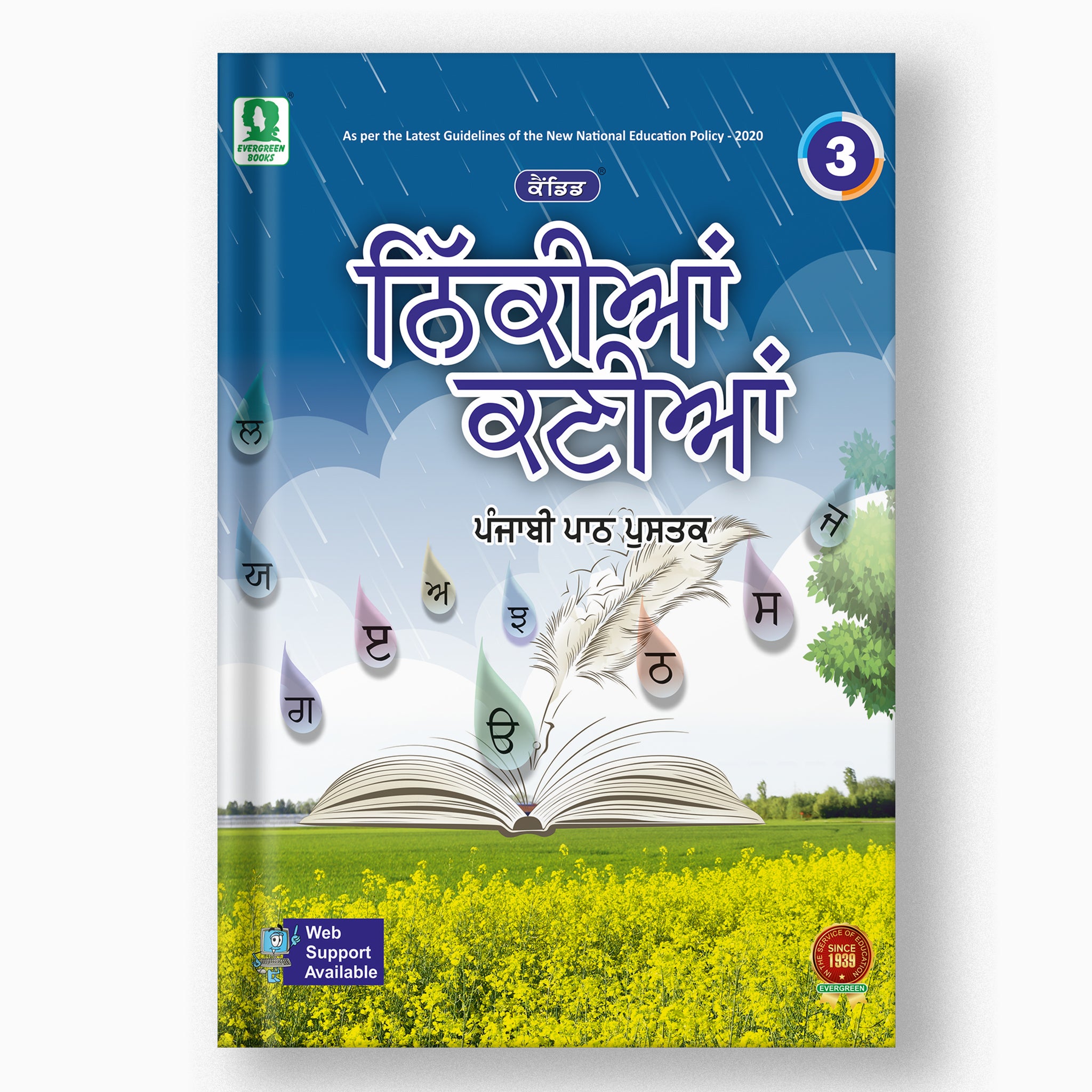 Buy Class 3 Nikkiyan Kaniyan Punjabi Book | Evergreen Publications