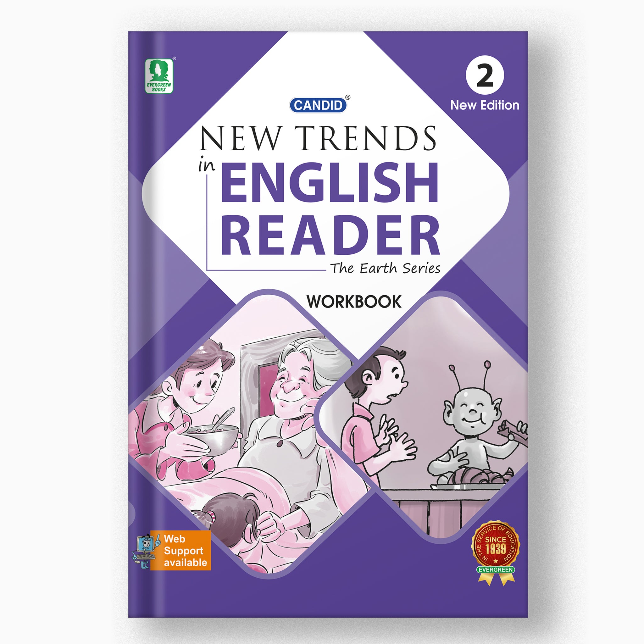 Buy ICSE Class 2 New Trends in English Reader Workbook | Evergreen