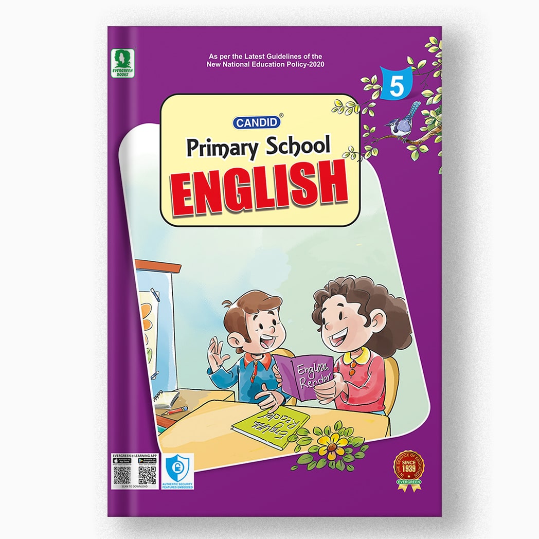 Buy Class 5 Primary School English Book| Evergreen Publications