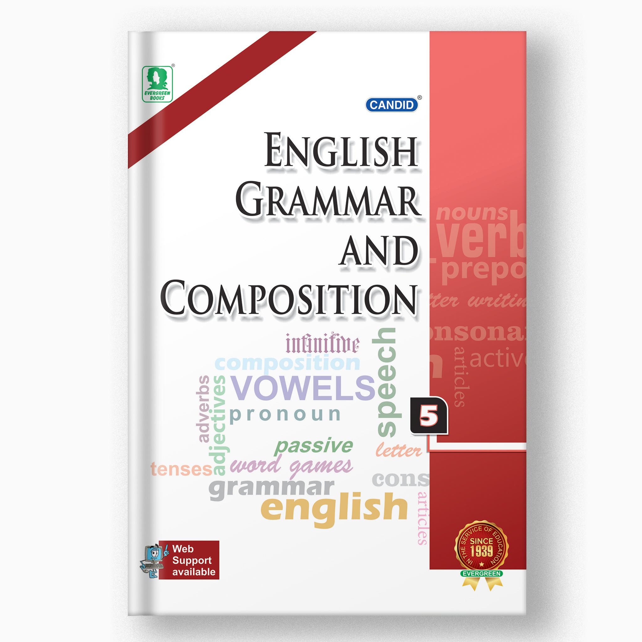 Buy Class 5 English Grammar & Composition Book | Evergreen Publication