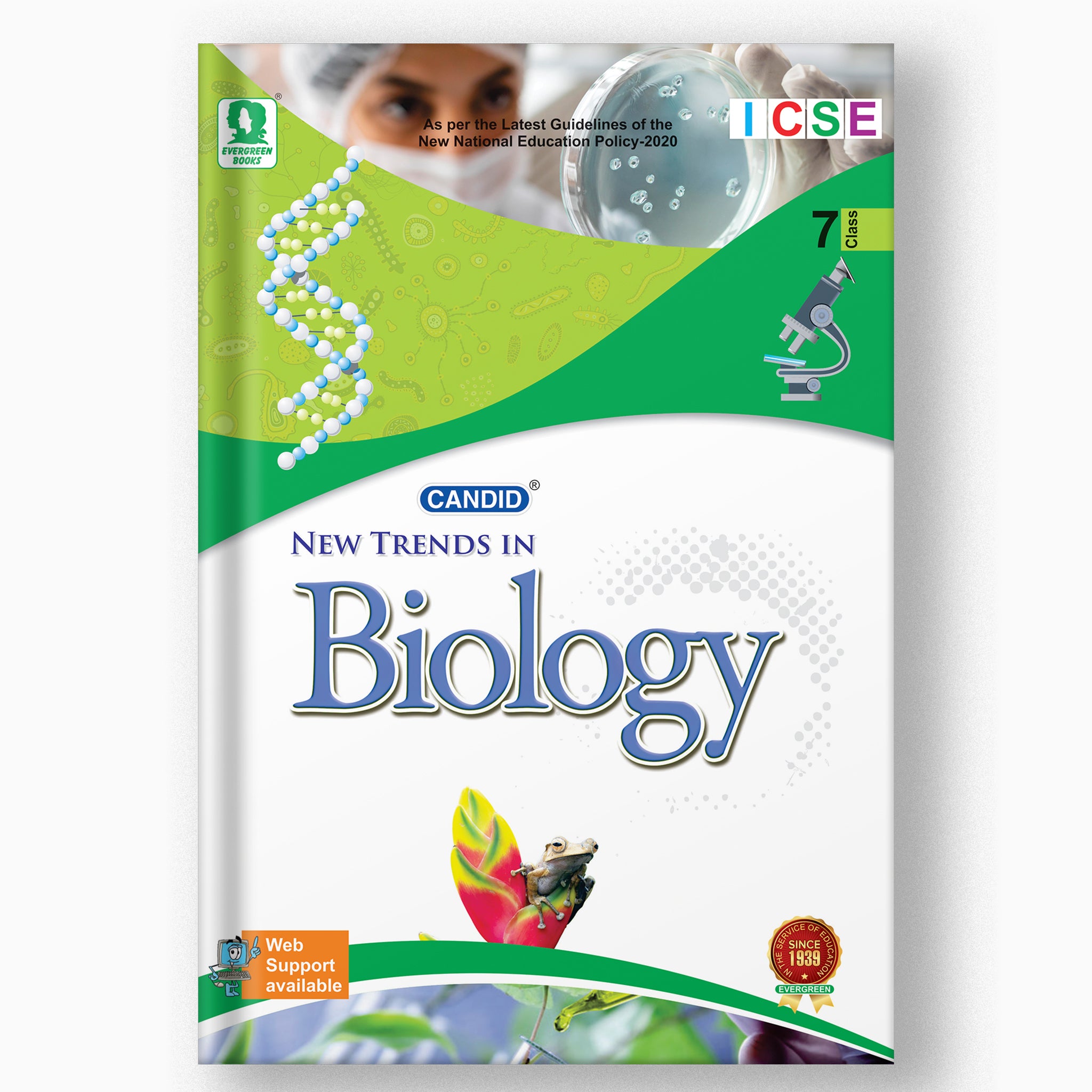 Buy Class 7 ICSE Biology Textbook Online | Evergreen Publications