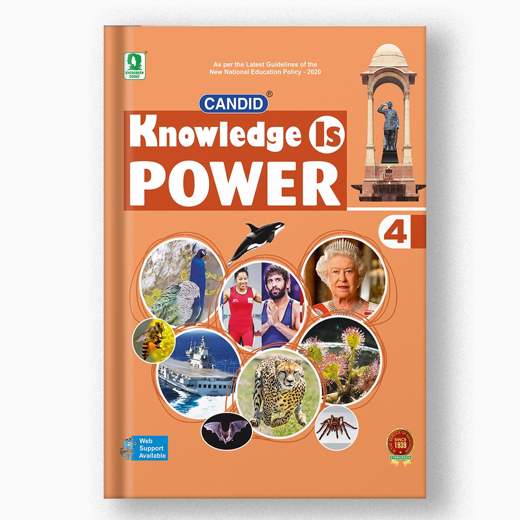 Buy Class 4 Candid Knowledge is Power Book | Fun & Engaging GK Book