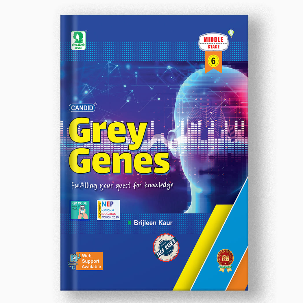 Buy Class 6 Candid Grey Genes | Evergreen Publications
