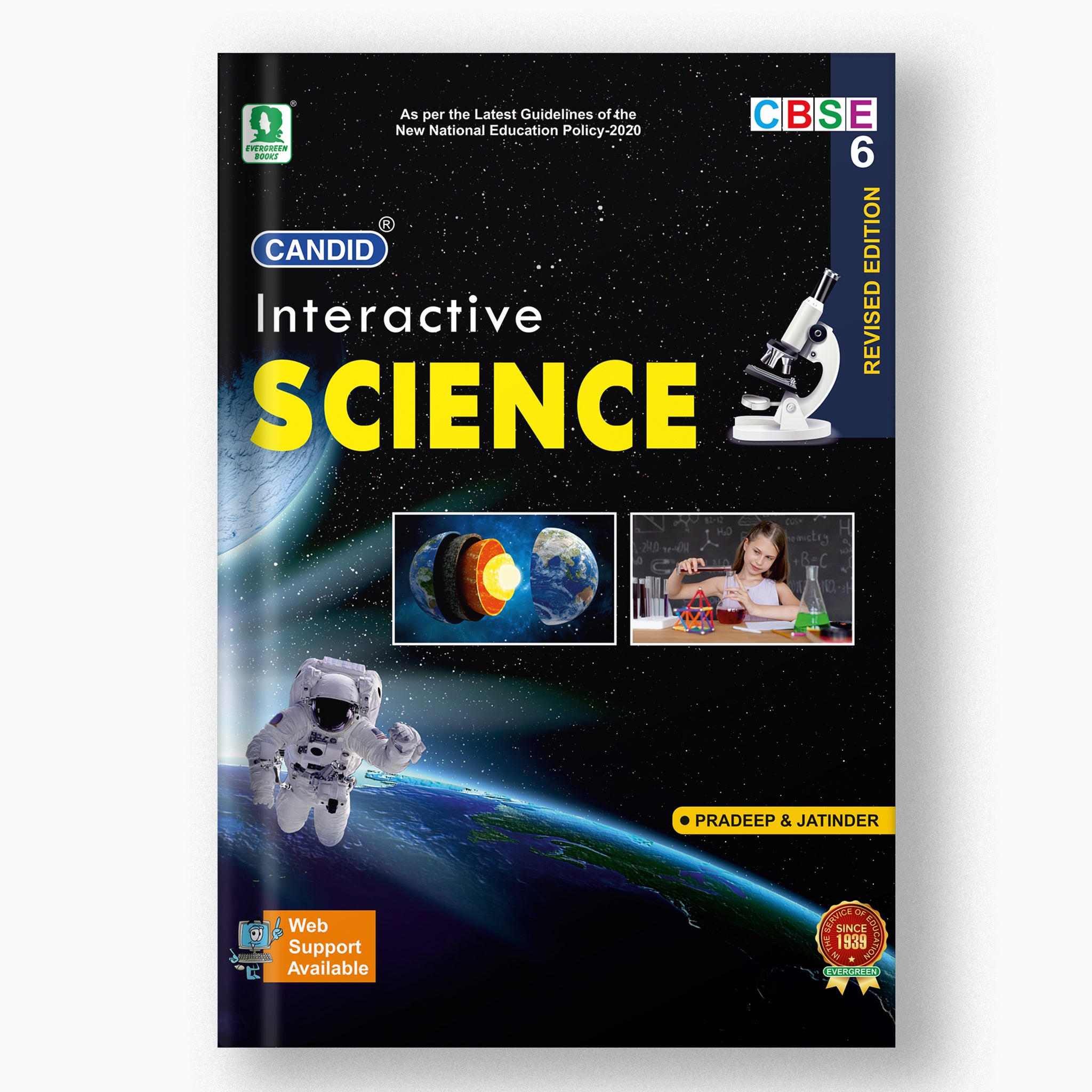 Buy Class 6 CBSE Candid Interactive Science | Evergreen Publications
