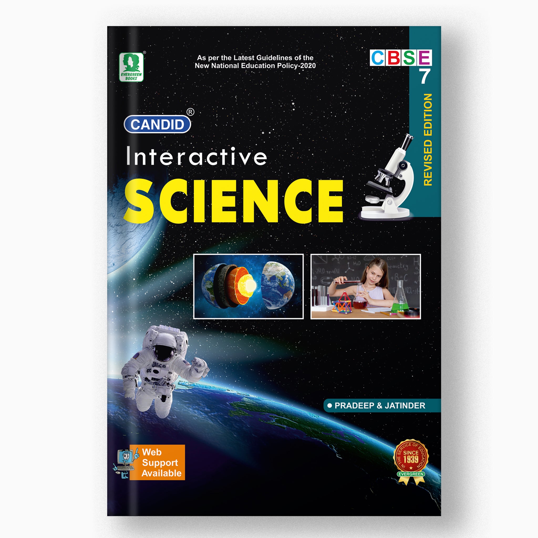 Buy Class 7 CBSE Candid Interactive Science | Evergreen Publications