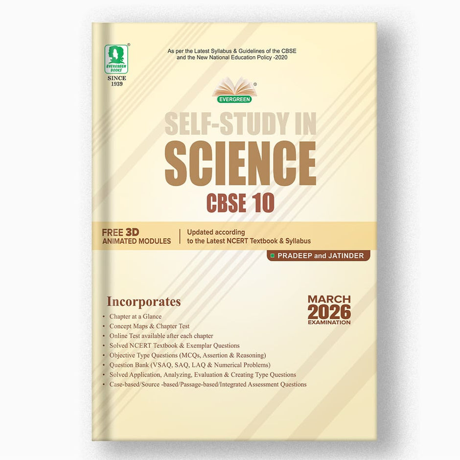 Buy NCERT, ICSE, CBSE, ISC Self Study Book for class 9-12 | Evergreen