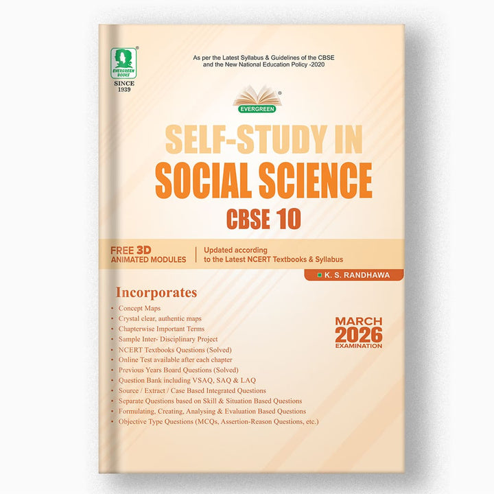 Buy NCERT, ICSE, CBSE, ISC Self Study Book for class 9-12 | Evergreen